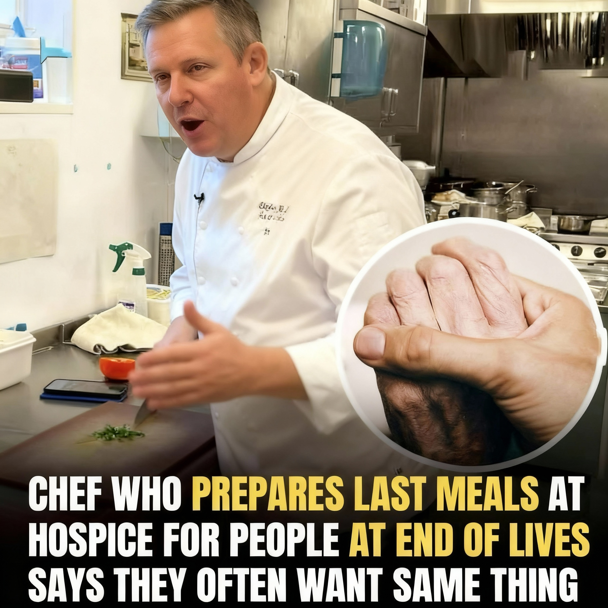 Hospice chef reveals the one comfort food most people ask for before ...