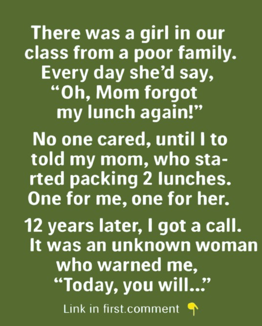 The Girl Who Forgot Her Lunch – BeInspireDaily