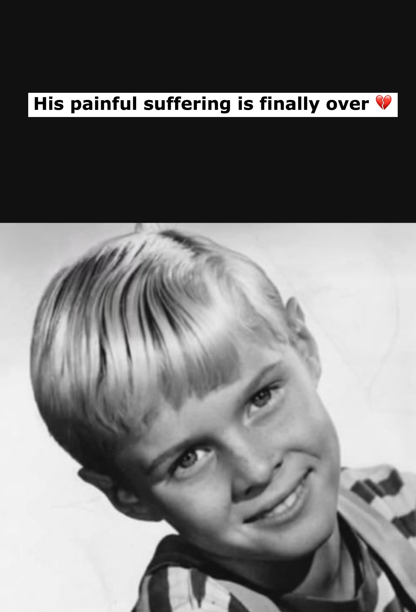 His painful suffering is finally over! – BeInspireDaily