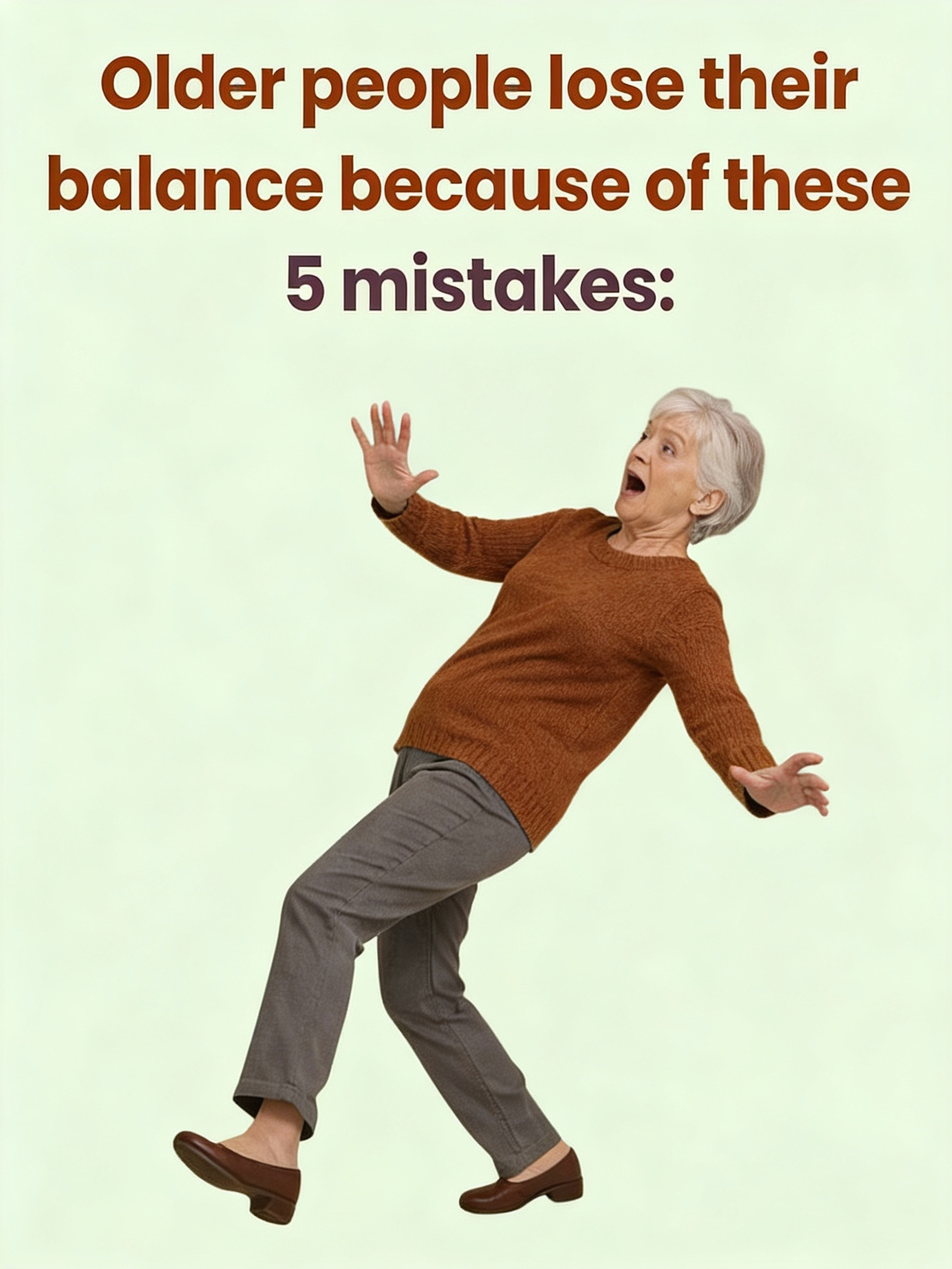 Older People Lose Their Balance Because of These 5 Common Mistakes ...