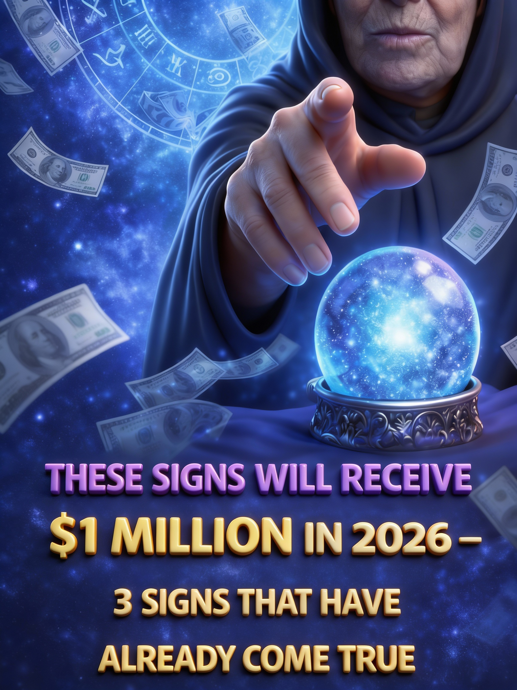 These Zodiac Signs Will Receive $1 Million in 2026 – BeInspireDaily